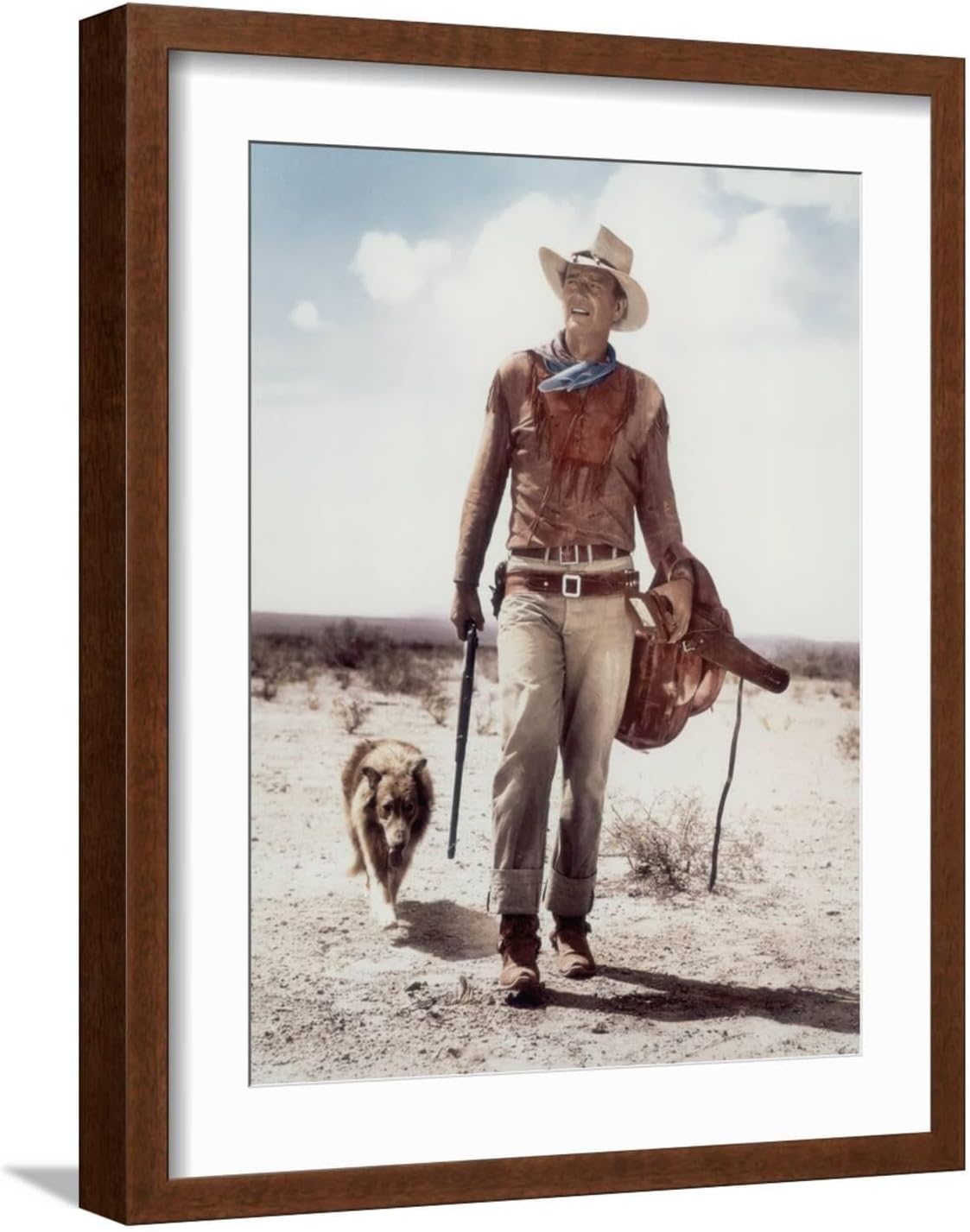 Amazon.com: ART.COM Wall Photo ca., 1953 - Actor John Wayne on the ...
