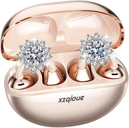 Amazon.com: xzqioue Jewelry-Inspired Clip On Earbuds,Comfortable Fit ...