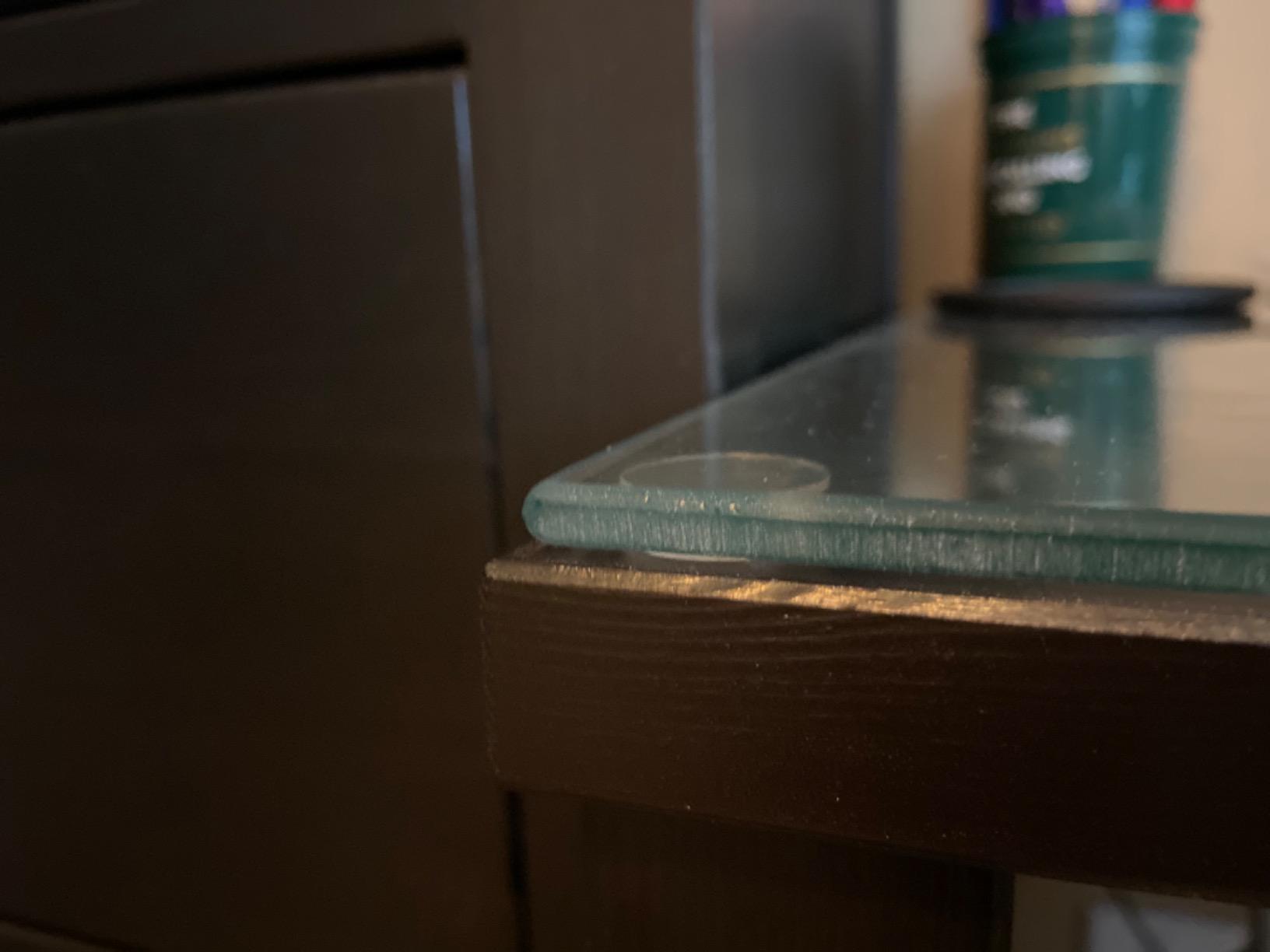 Amazon.com: Dulles Glass Clear Rubber Desk Bumpers with Adhesive - Flat ...