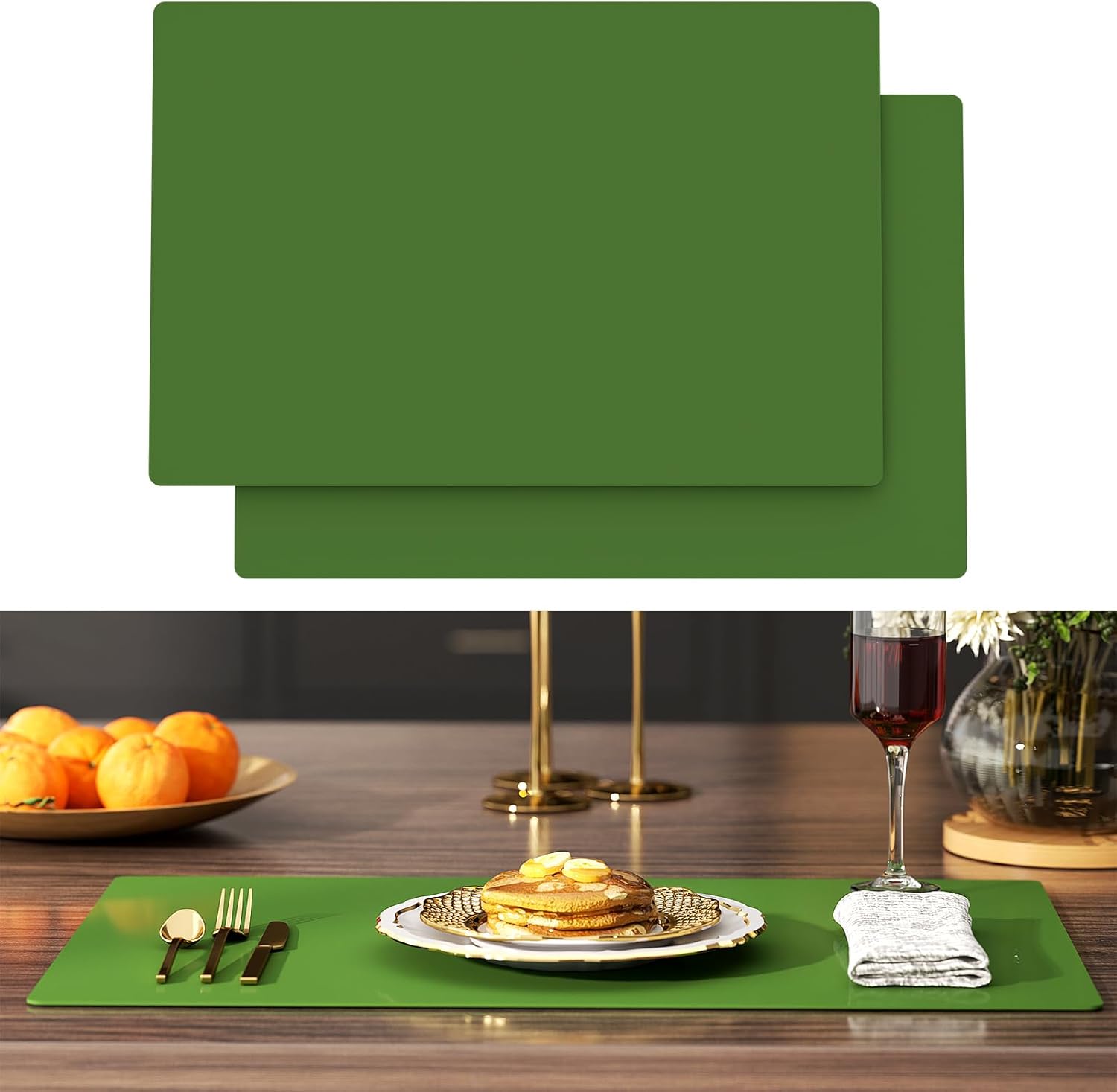 Amazon.com: SilqHomeSDW Silicone Counter Mat 40x60cm 2 Pack - High-Temp ...