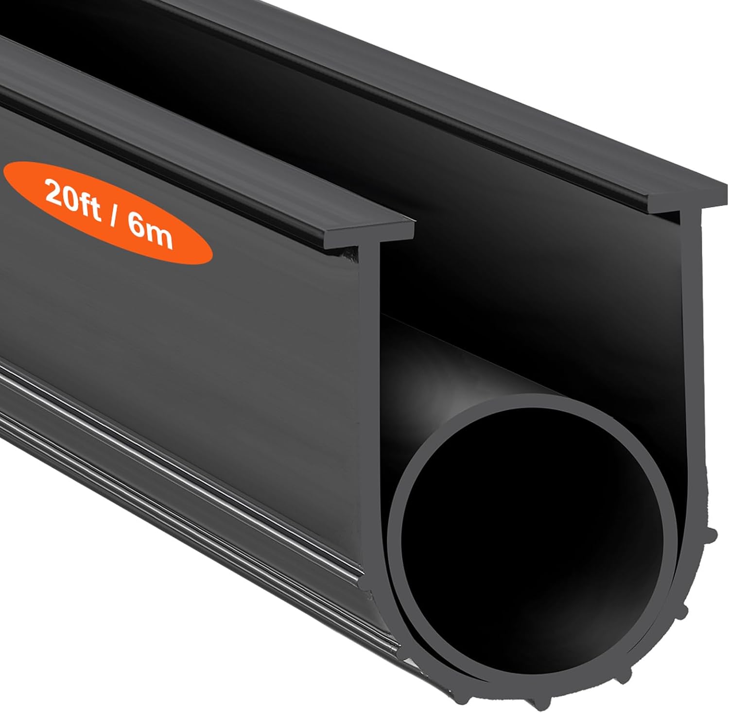 VEVOR Joint Porte Garage 6 m Bande d'Étanchéité en Caoutchouc 10 cm de ...