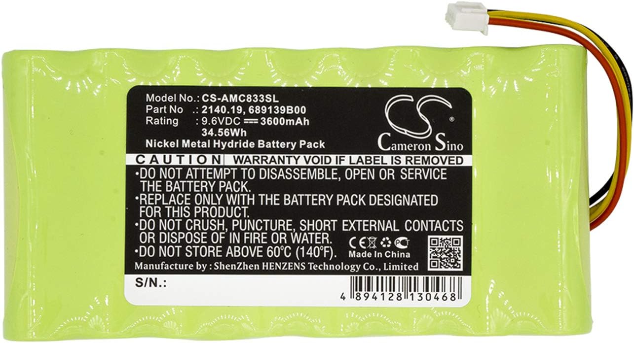 CS-AMC833SL Battery 3600mAh compatible with [AMC] 3945/3945-B, 8333 ...