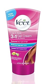 Amazon.com: Veet Botanic Inspirations Gel Cream Legs & Body, 6.78 oz ...