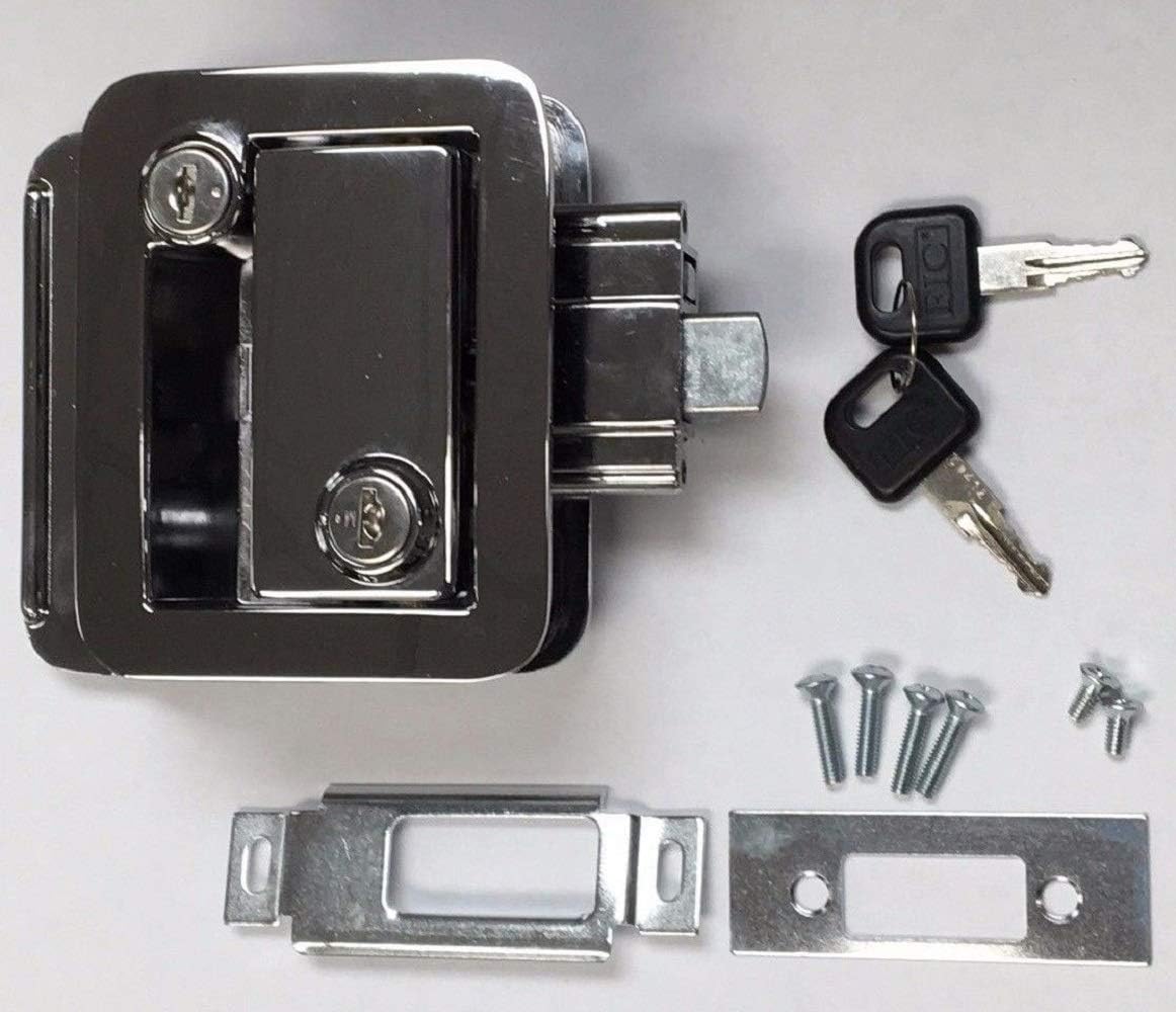 Amazon.com: MSPowerstrange Professional Chrome RV Entry Door Lock ...