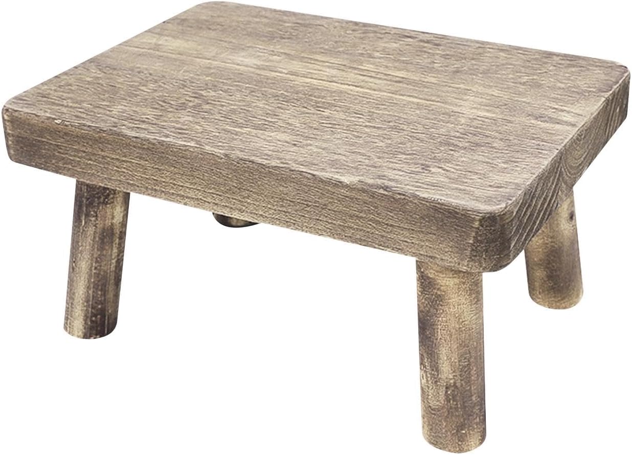 Amazon.com: Kalalou CMN1228 Set of Two Wooden Fish Stools, Grey : Home ...