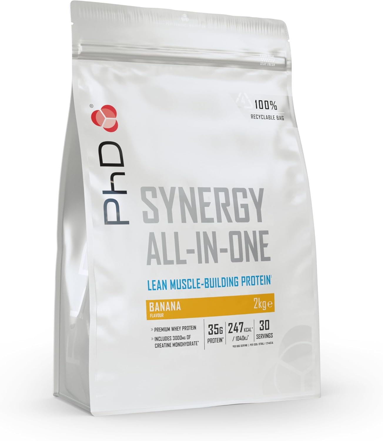 PhD Nutrition Synergy All in one Lean Protein Powder, Lean-Muscle ...
