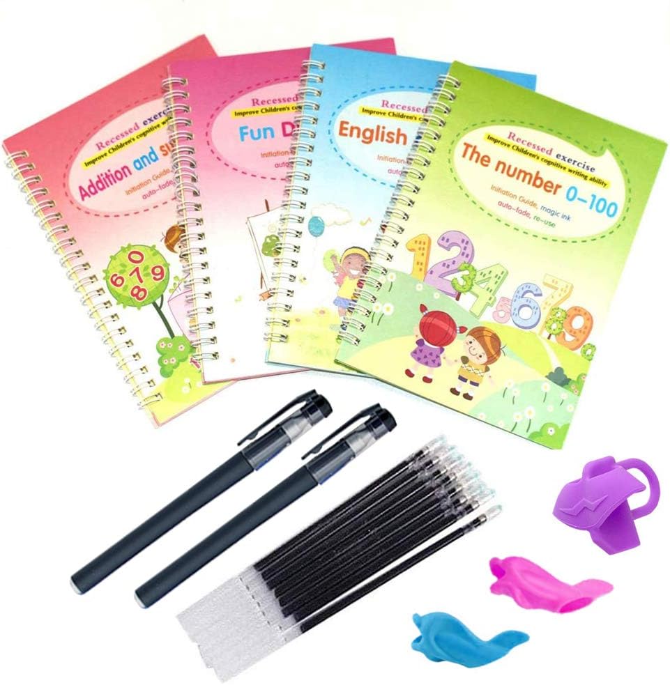 English Magic Practice Copybook, Magic Calligraphy That Can Be Reused ...