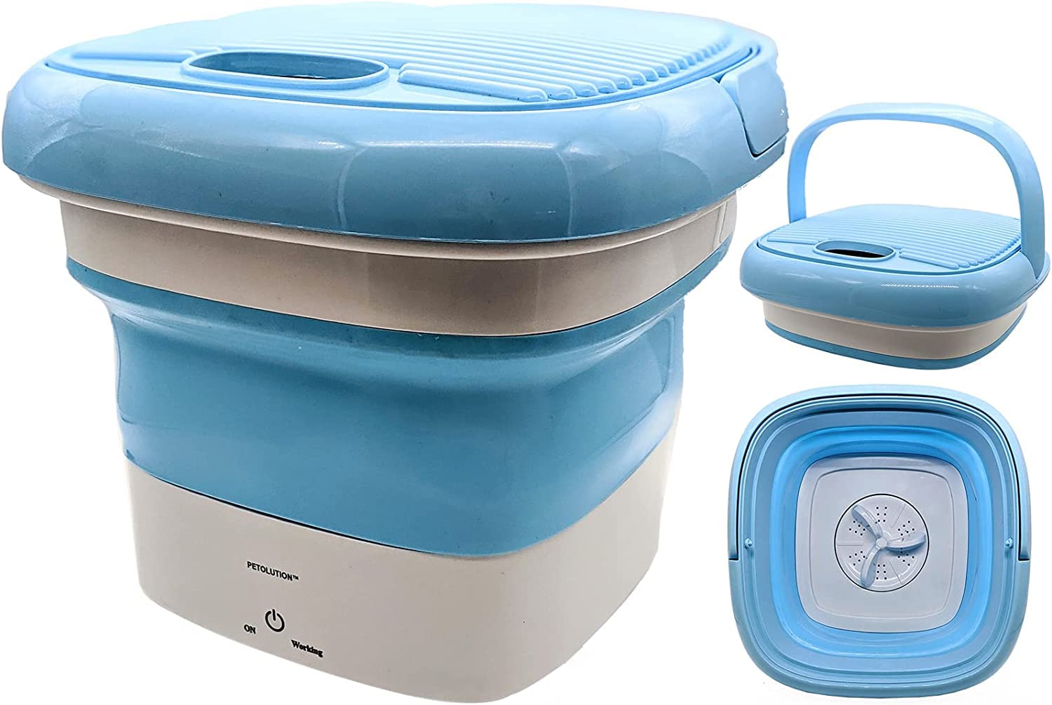 Hemtik Mini Portable Washing Machine - Folding Washing Machine - Bucket ...