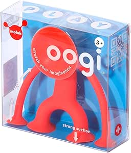 Amazon.com: Fat Brain Toys Oogi Jr. by MOLUK - Red - Open-Ended Fidget Toy for Kids & Teens ...