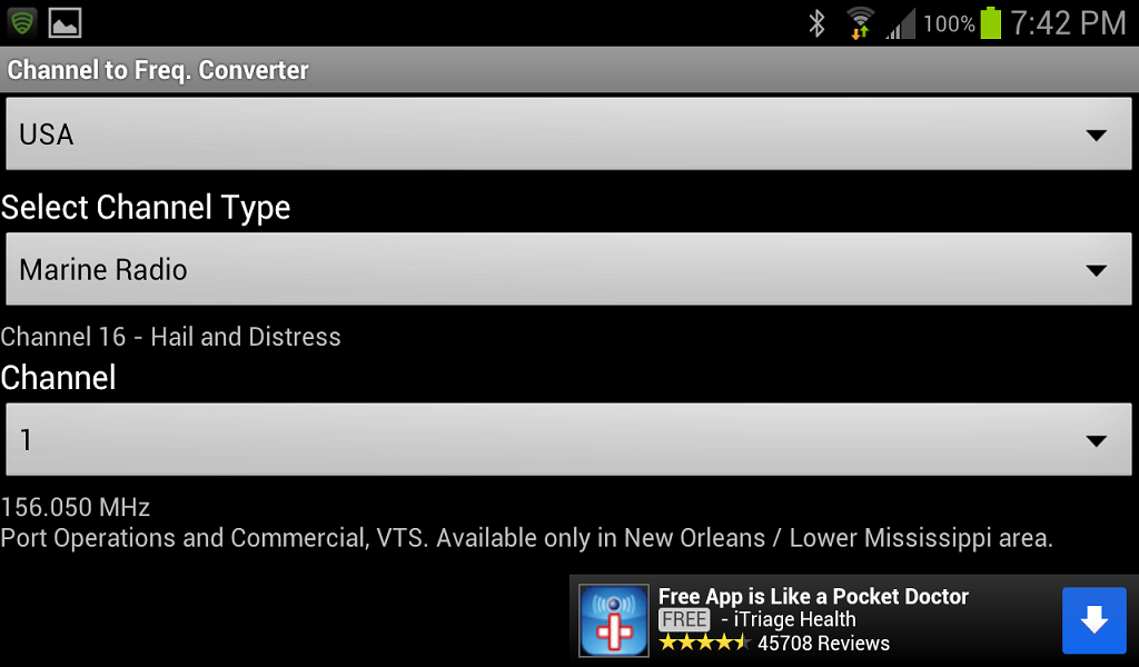 Channel to Frequency Converter - App on Amazon Appstore