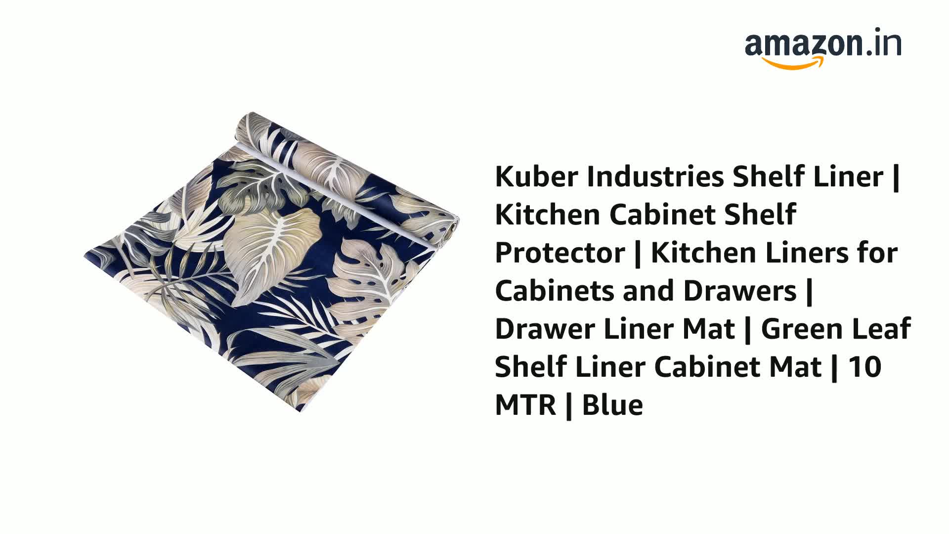Watch Kuber Industries Shelf Liner | Kitchen Cabinet Shelf Protector ...