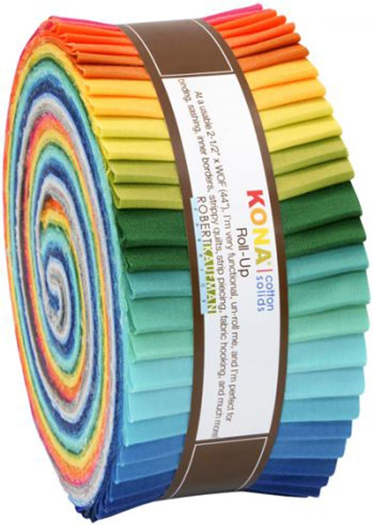 Amazon.com: Robert Kaufman Roll-up Fabric Bundle roll Summer New Palette
