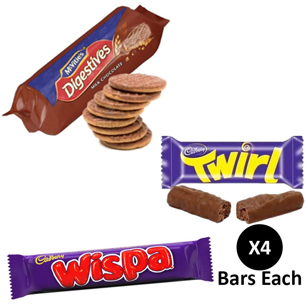 Buy McVities .Chocolate Digestives 1 Packs + Cadburys Twirl & Cadbury ...