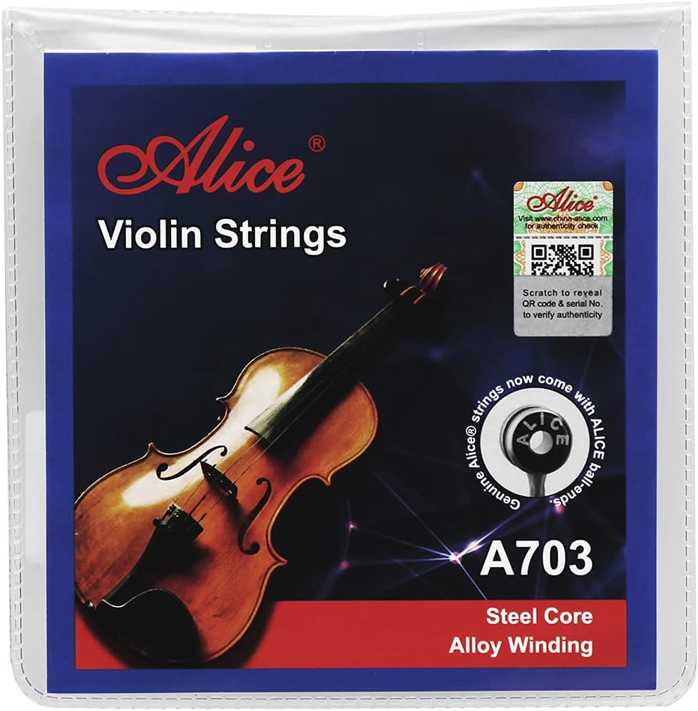 Alice Violin String Set E/a/d/g Violin Strings for Size 1/4 1/2 3/4 4/4 ...