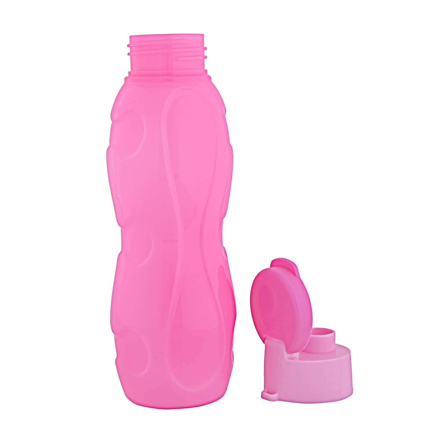 Cello Nano Flip Polypropylene Bottle Set, 350ml, Set of 3, Pink ...
