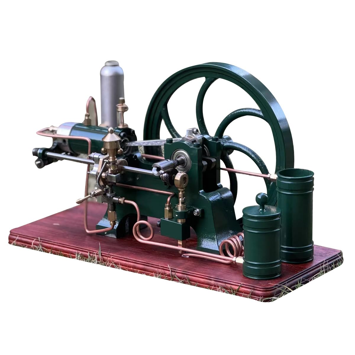 CreativeBlocker Steam Engine Functional, Retro 4-Stroke Metal Motor ...