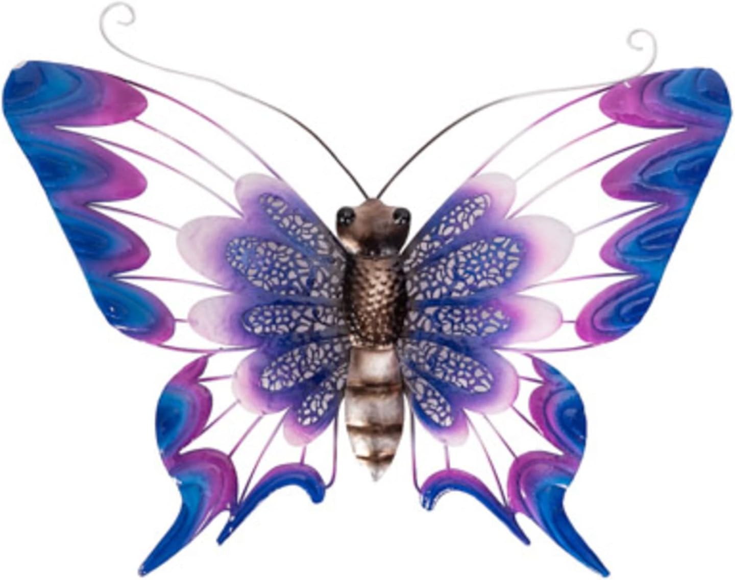 Amazon.com: Corner Merchant Metal Butterfly Wall Decor Indoor Outdoor ...