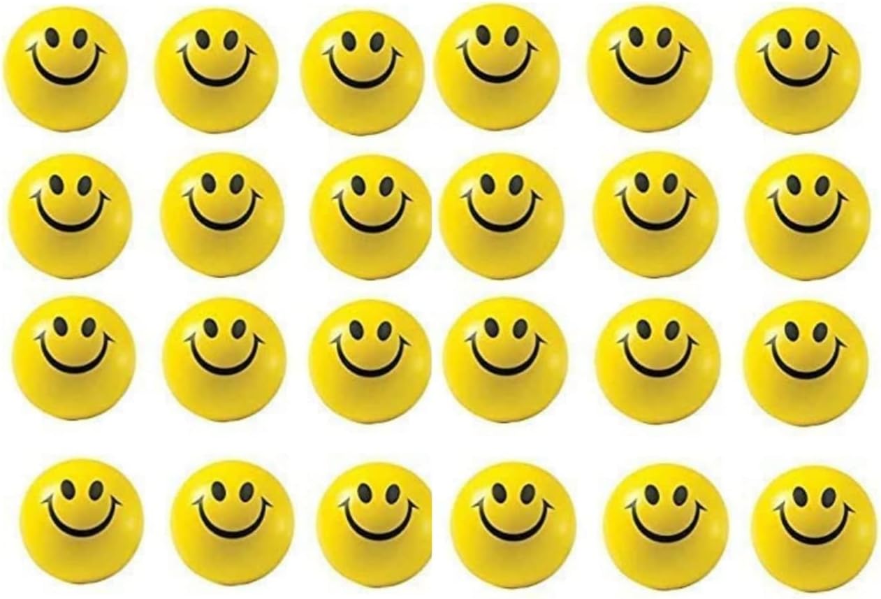 Buy Aqbah Stress Reliever Squeeze Ball for Kids & Adults Smiley Face ...