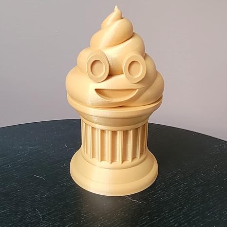 Amazon.com: Znet3D Poop Emoji Trophy - Perfect Award or Gift - Handmade ...