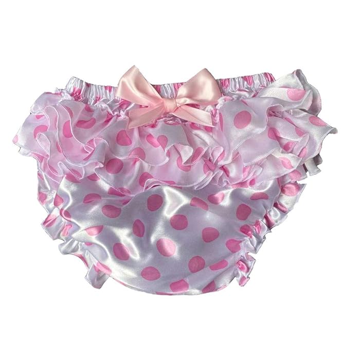 Buy Haian ABDL PVC & Satin Ruffle Rhumba Pull on Plastic Pants (Large ...