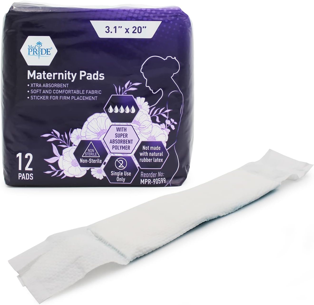 Amazon.com: Abena Premium Maternity Pads, Super Absorption, 14 Count ...