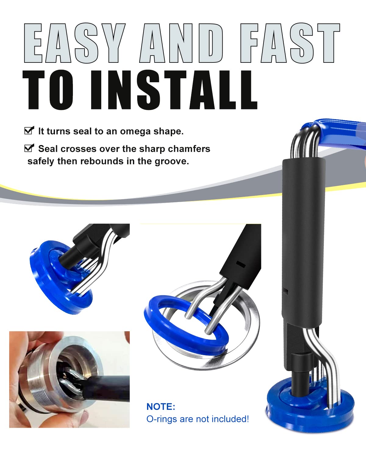 Snapklik.com : Seal Twistors Install Tools - Hydraulic Cylinder Piston ...