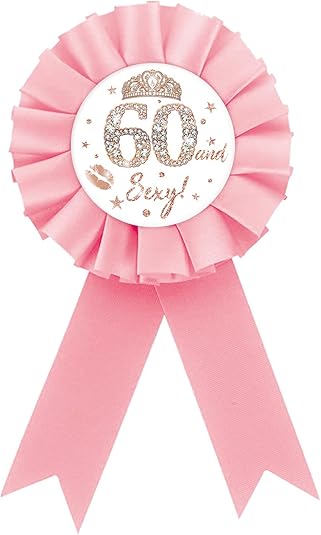 Amazon.com: 60 and Sexy Tinplate Badge Pin, It's My 60th Birthday ...