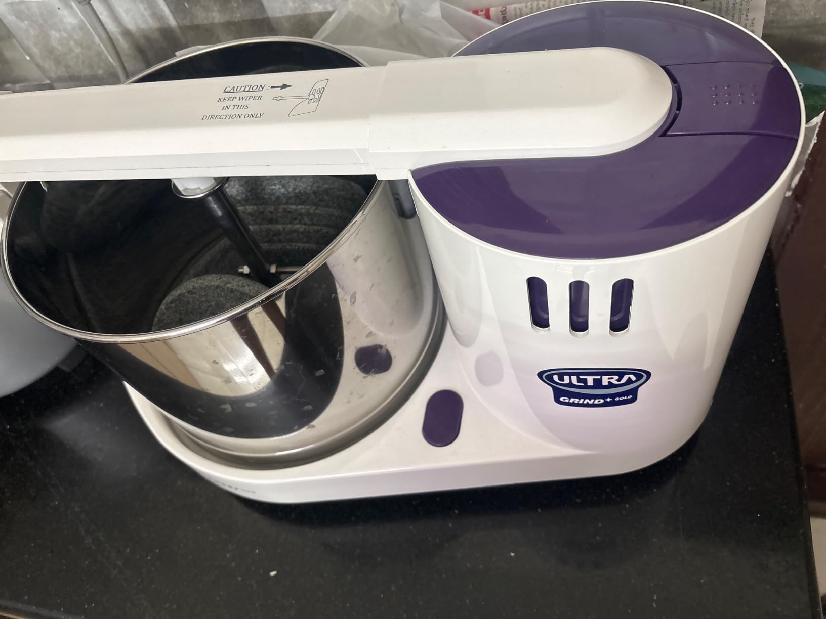 Elgi Ultra Grind+ Gold Table Top Wet Grinder, 2L (White/ Purple ...