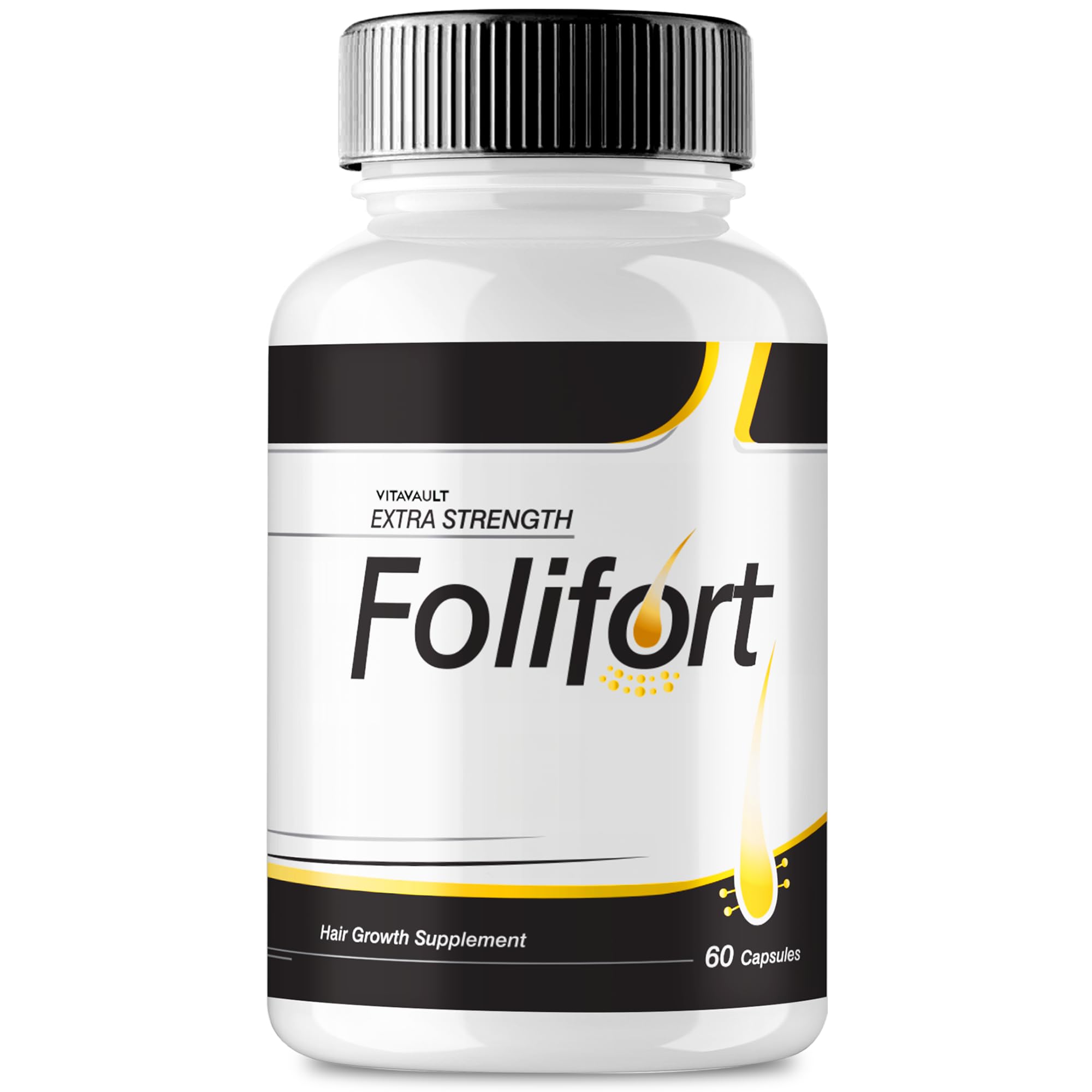 Amazon.com: (1 Pack) Folifort Extra Strength Hair Growth Supplement, 60 ...