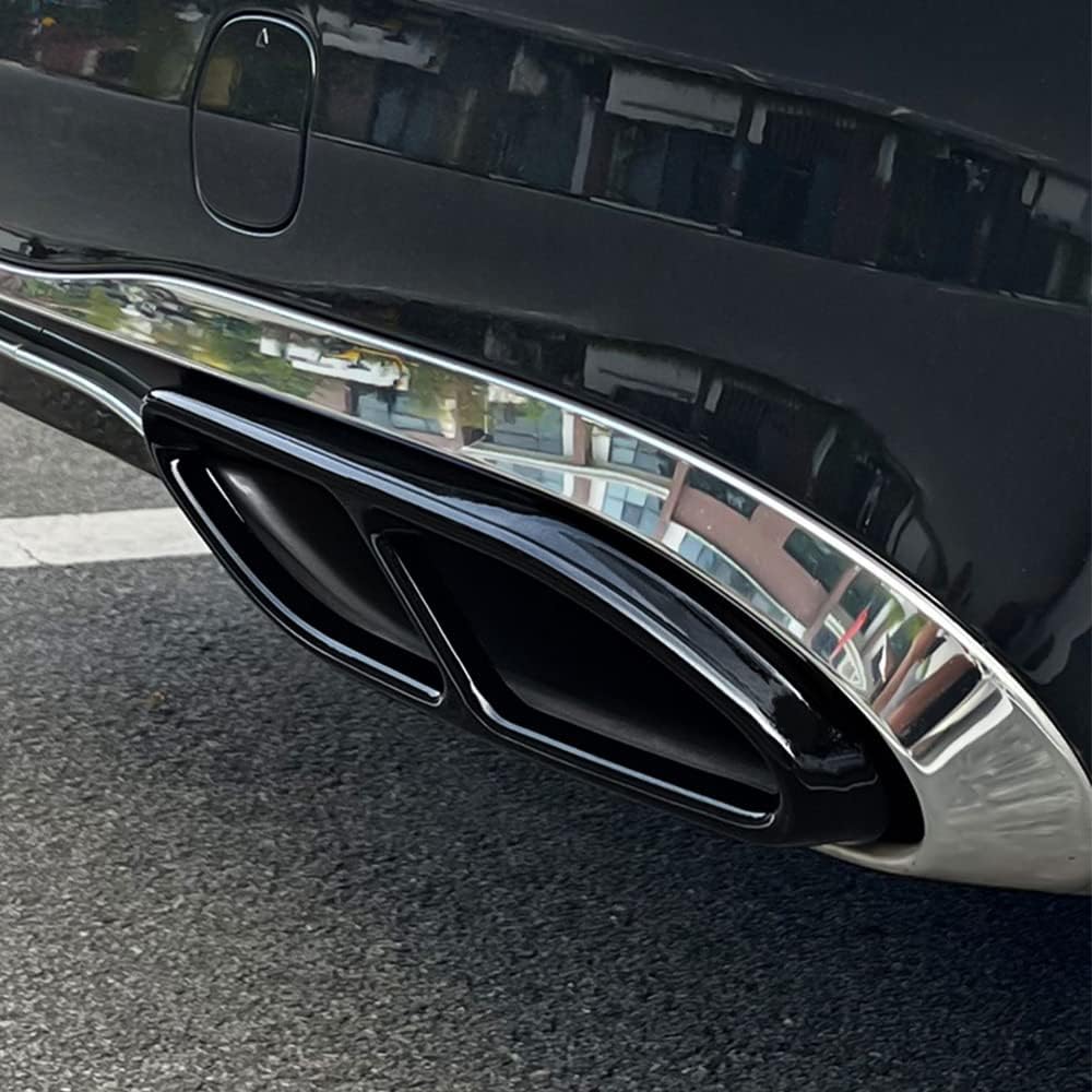 Amazon.com: 2Pcs Stainless Steel Tail Throat Exhaust Pipes Frame ...