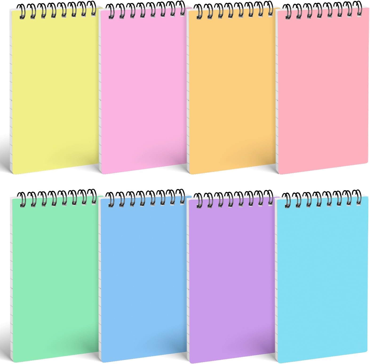 Amazon.com : HEYPLACE 8PCS Aesthetic Pocket Notebooks, 3x5inch Small ...