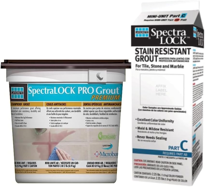 LATICRETE SPECTRALOCK® PRO Premium Translucent Grout Mini Kit - Amazon.com