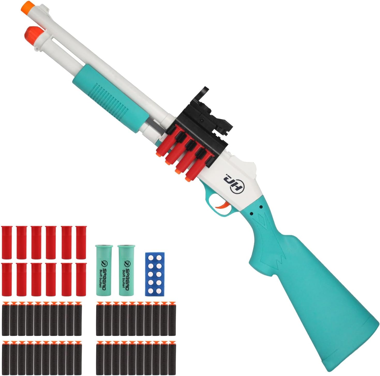 Amazon.com: BIU BLASTER 34-Inch Shell Ejecting Foam Blaster Shotgun ...