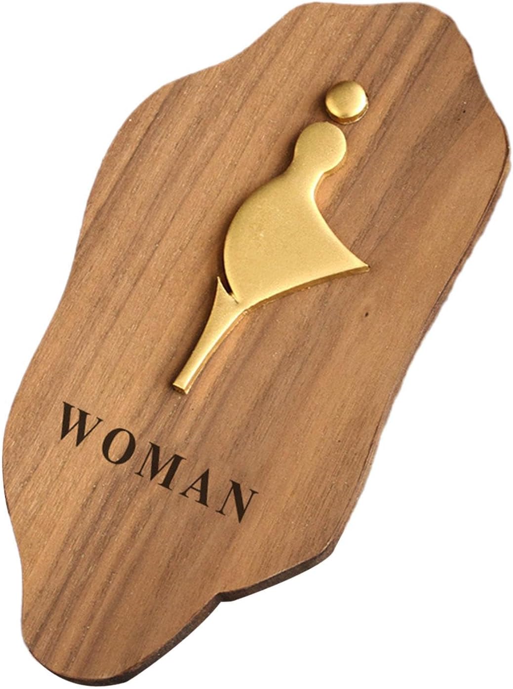 MotiveTech Letrero de baño de madera para hombres y mujeres, decoración ...