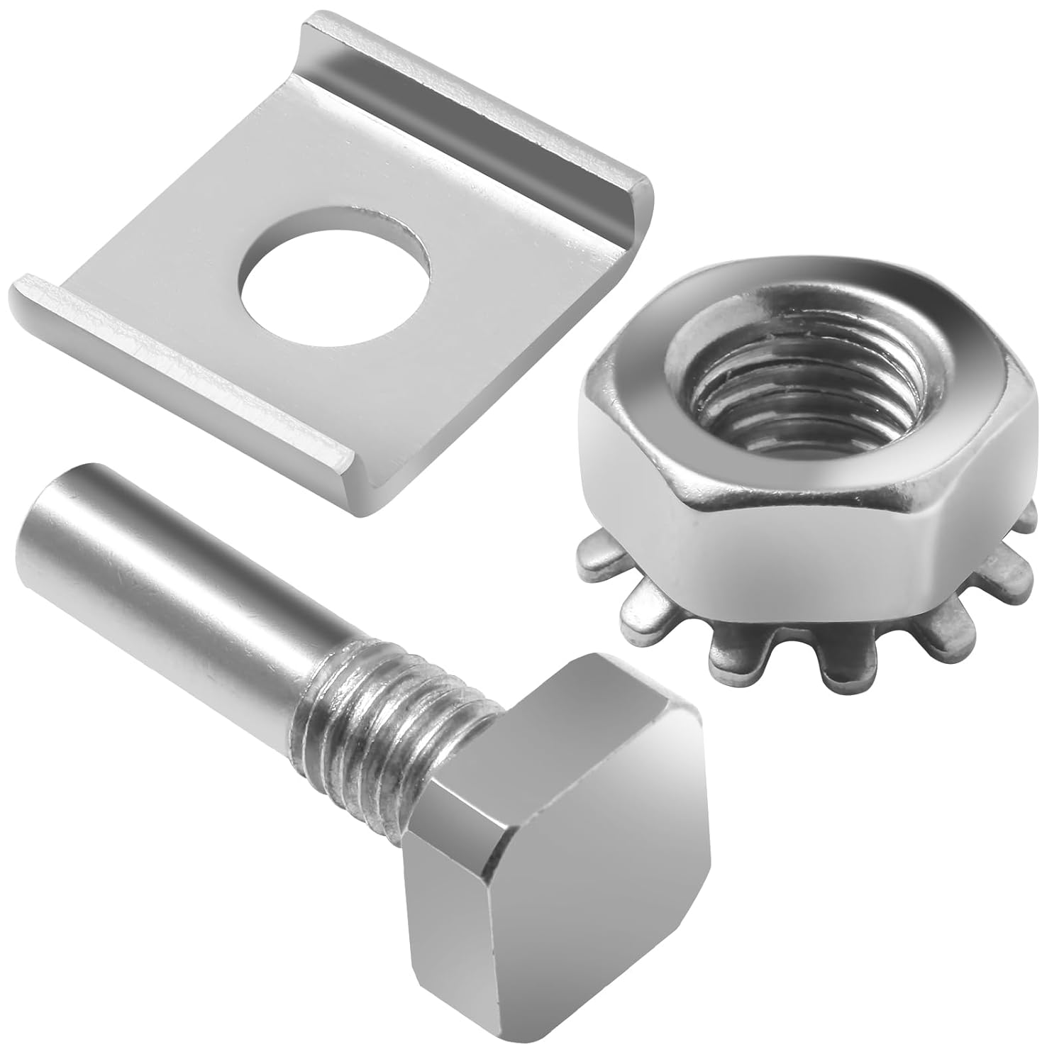 GGTE Glass Shower Door Stainless Steel Pivot Pin Kit with Hex-Nut and ...