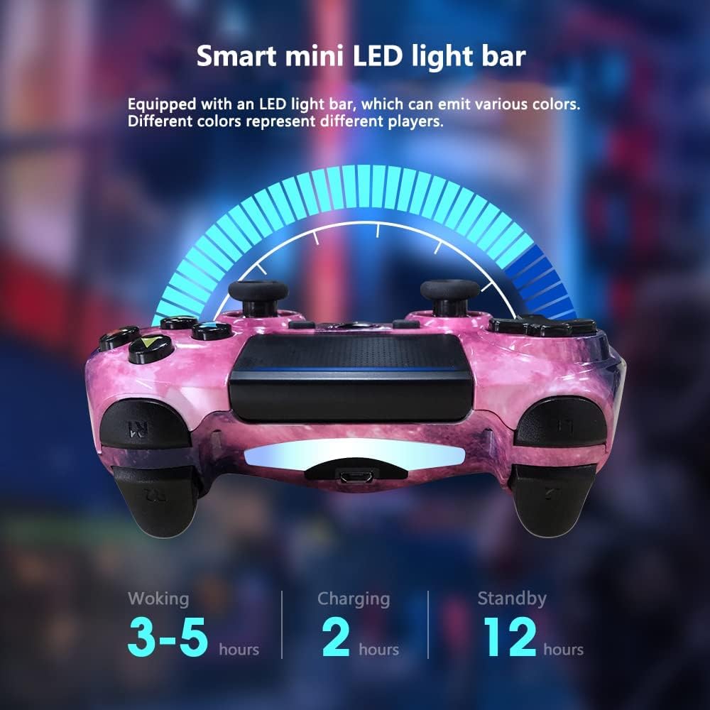 Snapklik.com : Controller For PS4, Wireless Controller 2 Pack For Sony ...