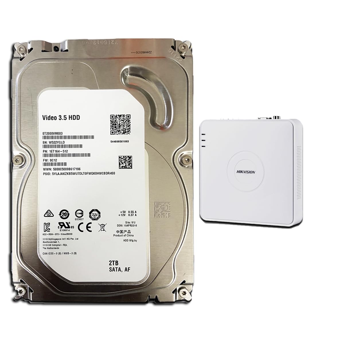 Amazon.in: Buy D25 Video 2TB SATA Hard Disk for HIKVISION DS-7108HGHI ...