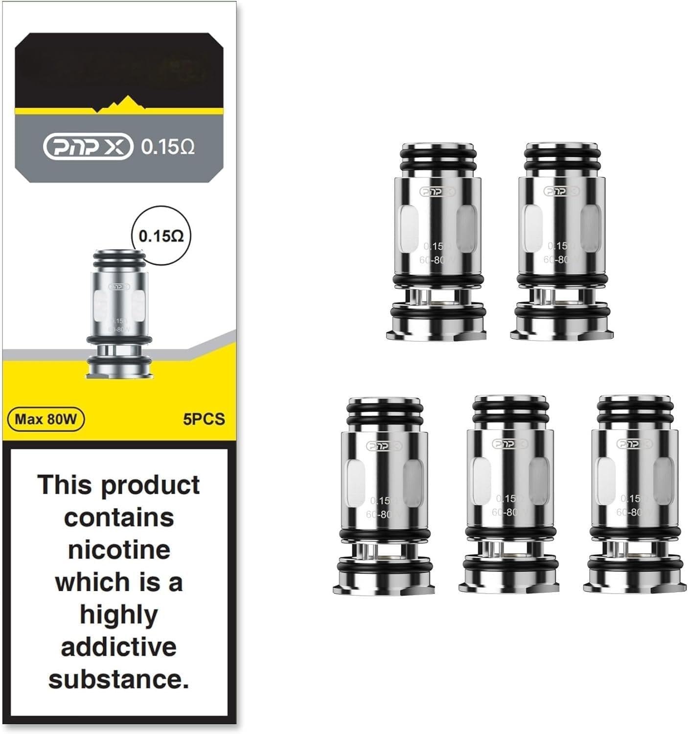 For VOOPOO PnP X Coils 0.15 ohm Drag S2 X2 5 Argus Pro 2 E40 Coil PnP X ...