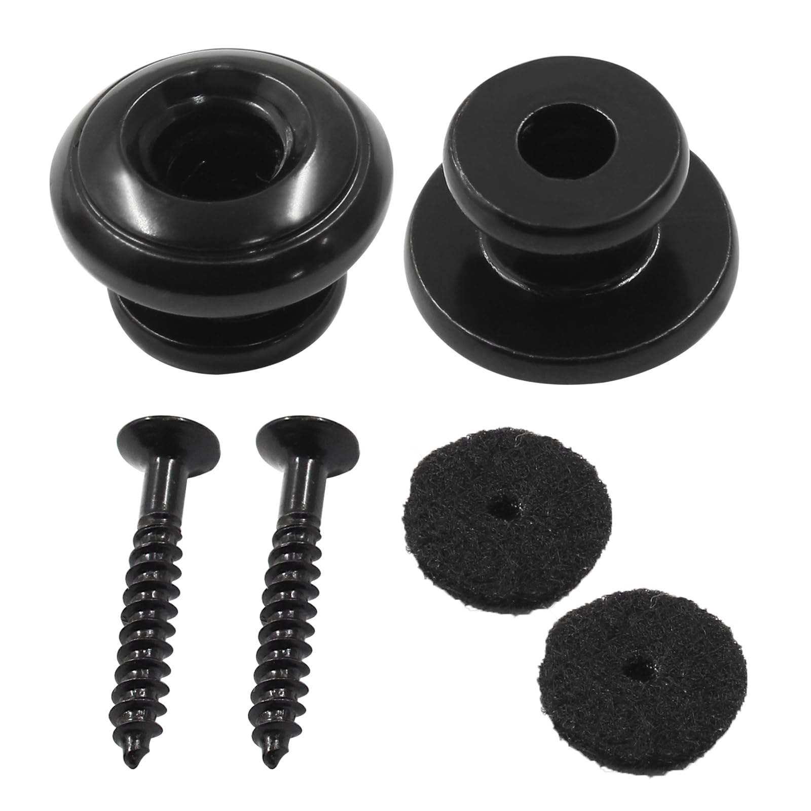 Amazon.com: Hordion 2 PCS Guitar Strap Button Strap Locks, Ukulele ...