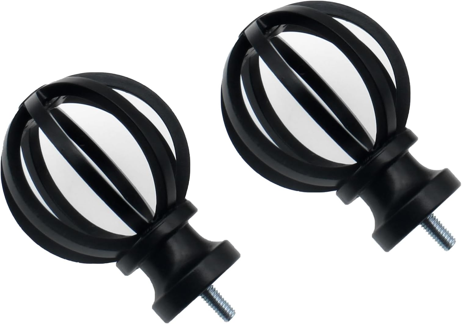 Amazon.com: FDXGYH 2 Pcs End Cap Finials for Curtain Rods 5/8" Curtain ...