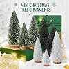 Amazon.com: 9Pcs Mini Christmas Trees Christmas Decor Artificial ...