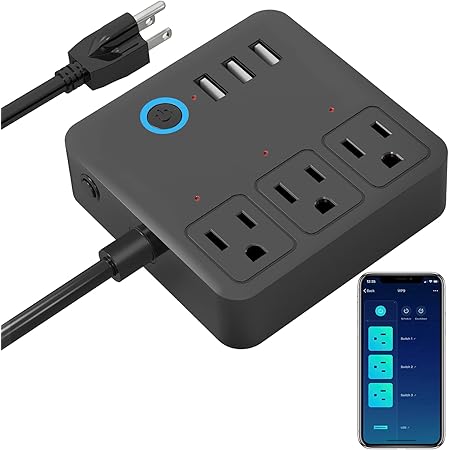 Amazon.com: Kasa Smart Plug Power Strip HS300, Surge Protector with 6 ...