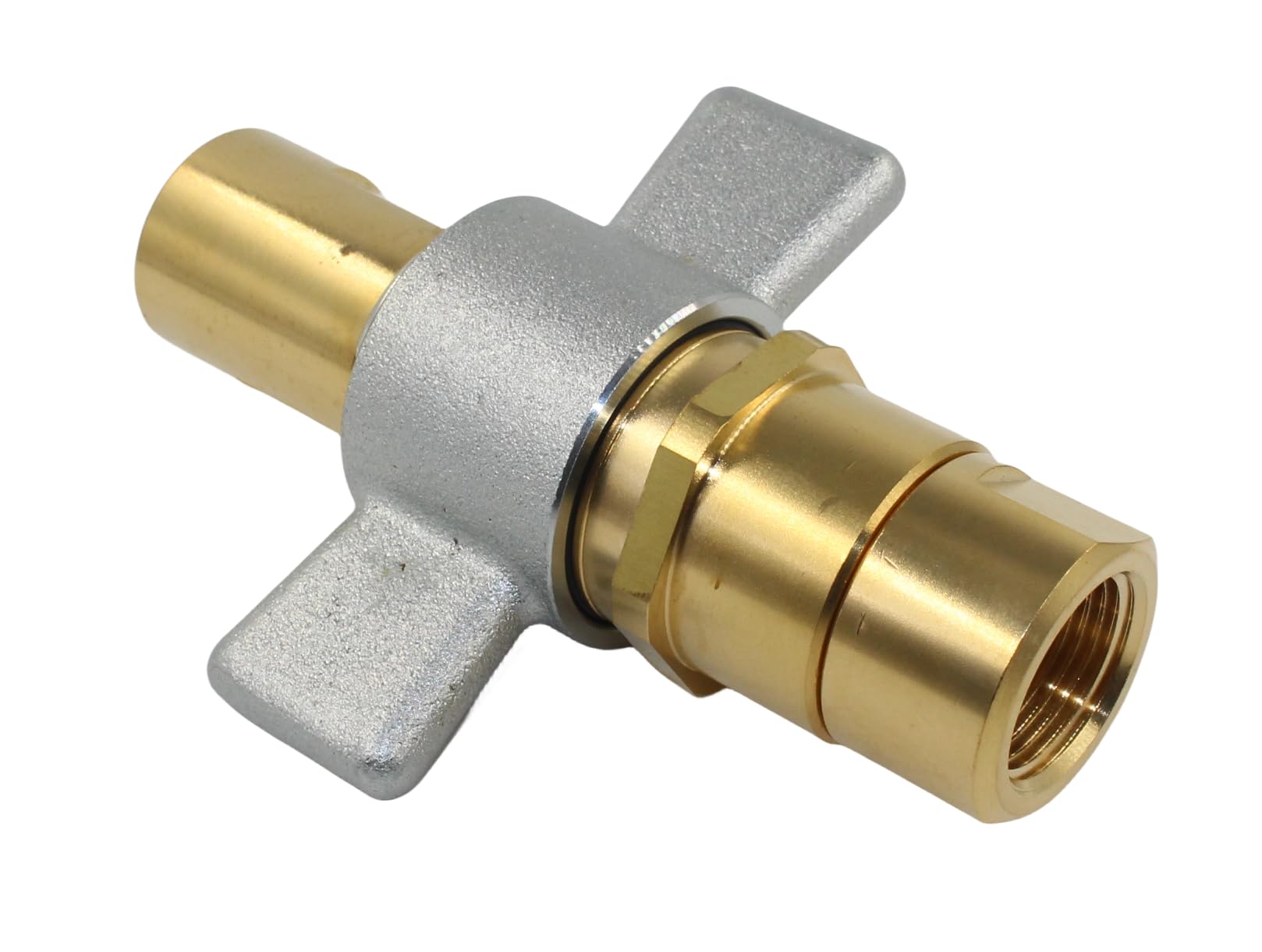 Snapklik.com : 3/4" NPT Wet-Line Wing Nut Heavy Duty Hydraulic Quick ...