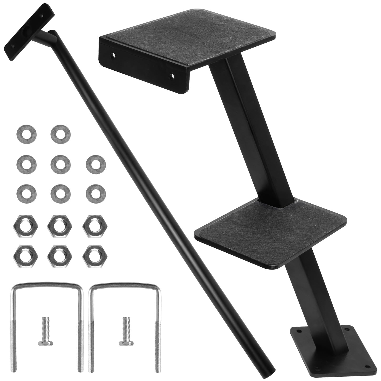 Amazon.com: LOPOO Heavy-Duty Boat Trailer Steps with Handle, Boat Step ...