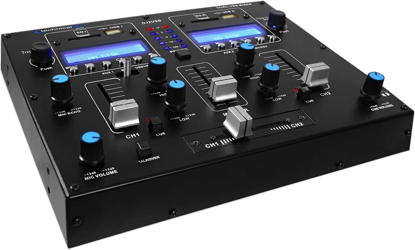 Amazon.com: Technical Pro Portable Wireless Dual Mixer System Set with ...