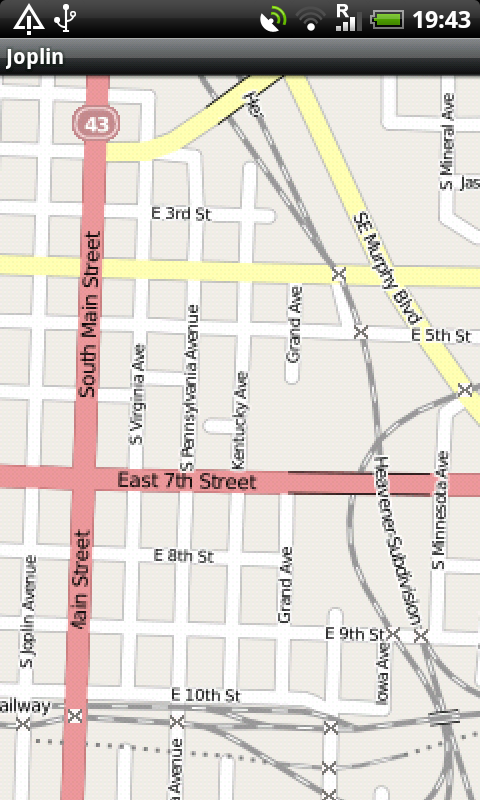 Aplicación Joplin Street Map en Amazon Appstore