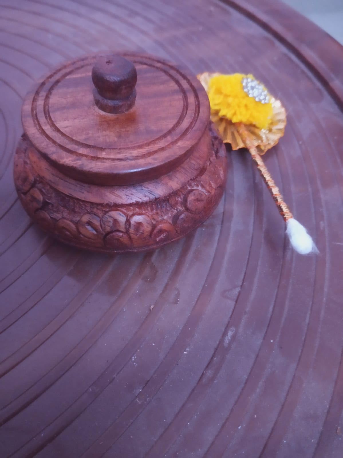 Buy Shri Shri Handicraft Fancy Sindoor Box for Gift with Tilak Stick ...