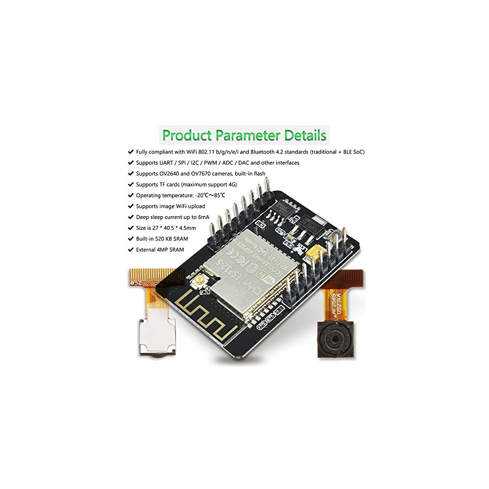 Aideepen ESP32-CAM Board with 2MP Camera Module Australia | Ubuy