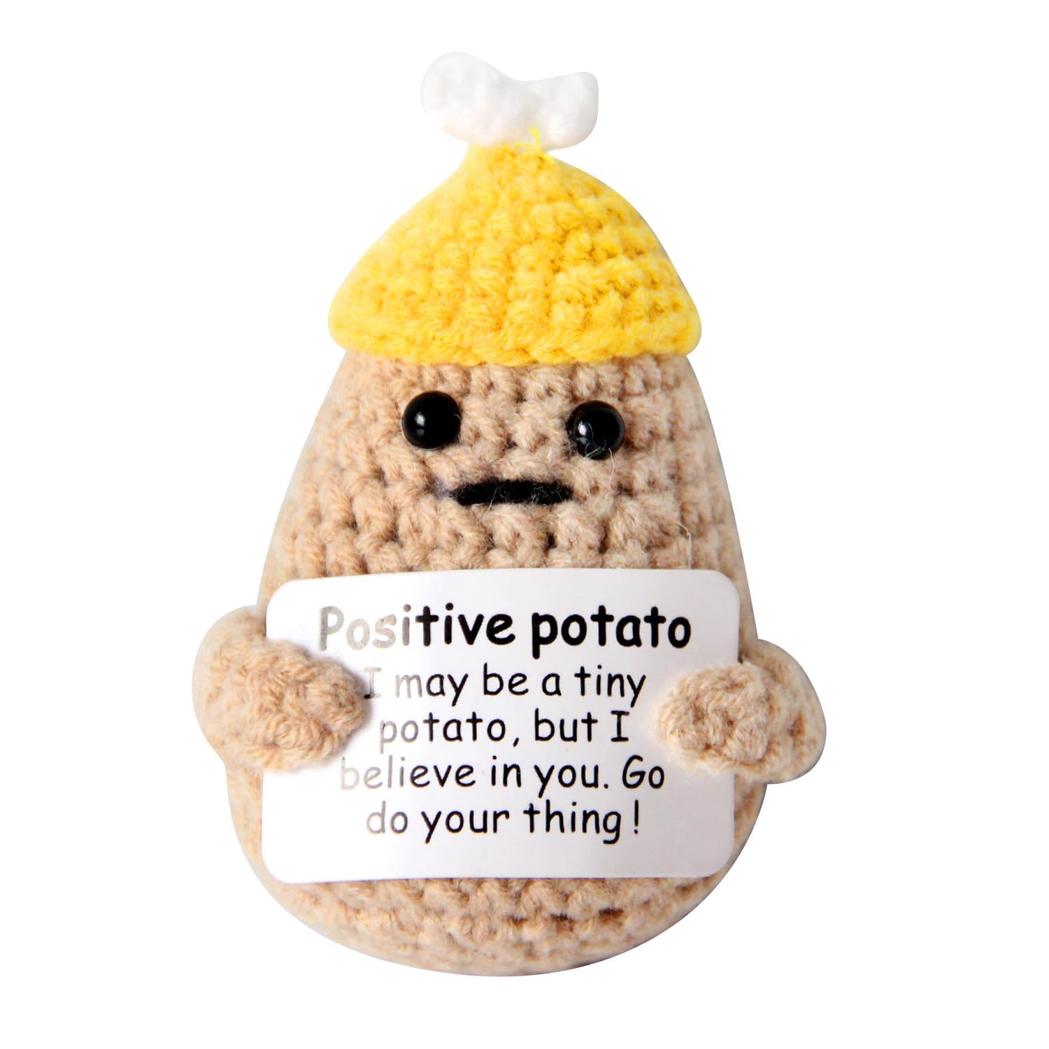 Amazon.com: KALAWALK Funny Positive Potatoes 1 Pcs Crochet with ...
