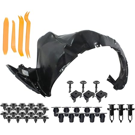 Amazon.com: Parts N Go Fender Liner w/Clips/Fasteners Kit For 2010-2015 ...
